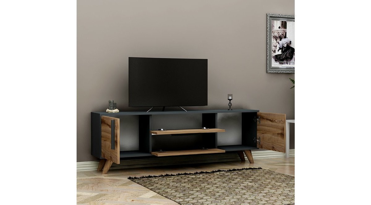 NART TV ÜNİTESİ ANTRASİT ÇIRAĞAN FİYATI - Vivense