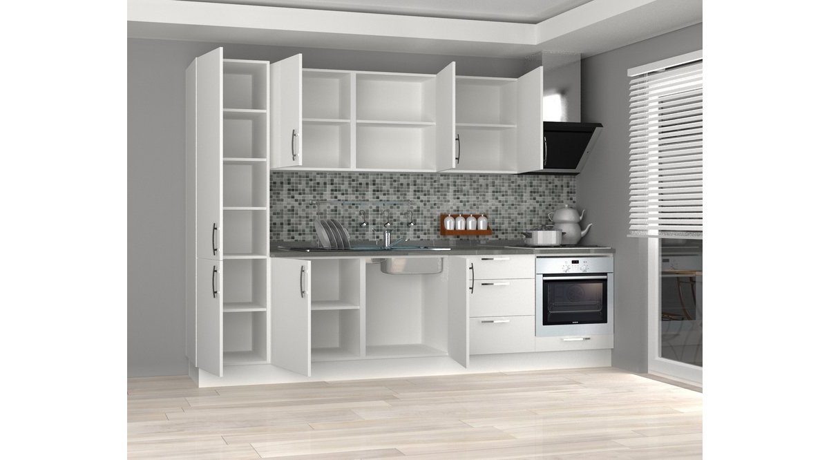 HAZIR MUTFAK DOLABI 285 CM TARZ FİYATI - Vivense