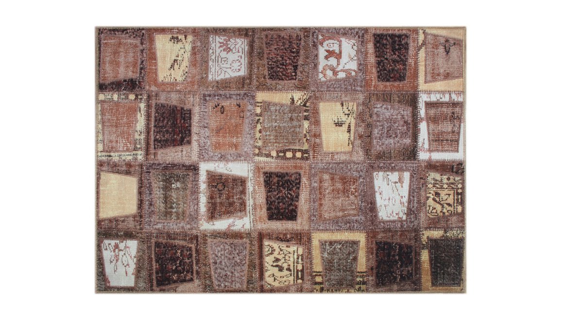 PATCHWORK HALI BROWN 75 X 150 FİYATI - Vivense