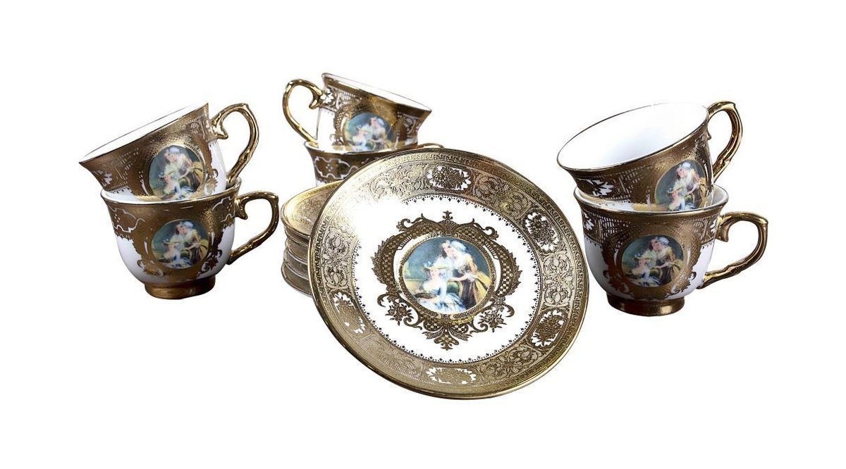 QEDİ PORSELEN NOSTALJİK ALTILI KAHVE FİNCAN SETİ MARKİZLER M1 FİYATI ...