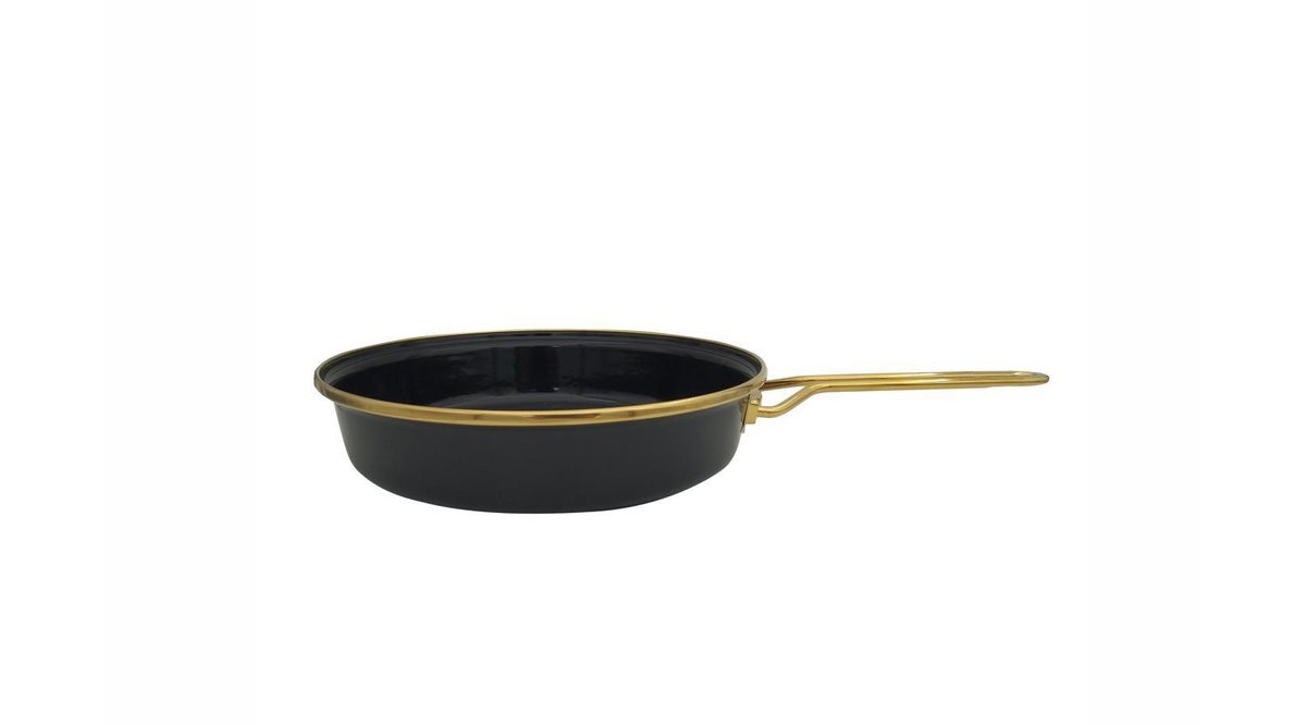 QEDİ EMAYE TAVA 24CM SİYAH FİYATI - Vivense