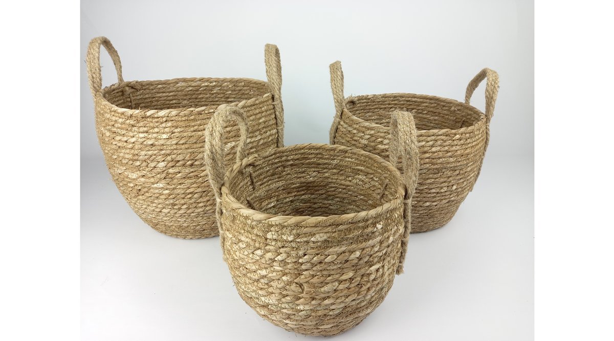 HASIR SEPET HATURAL ÜÇLÜ FİYATI - Vivense