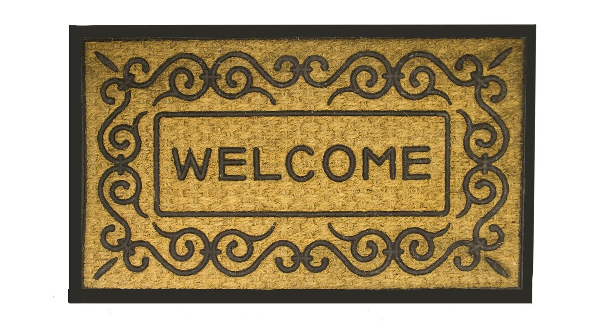 SPİDER KAPI PASPASI 45X75 DİKDÖRTGEN WELCOME