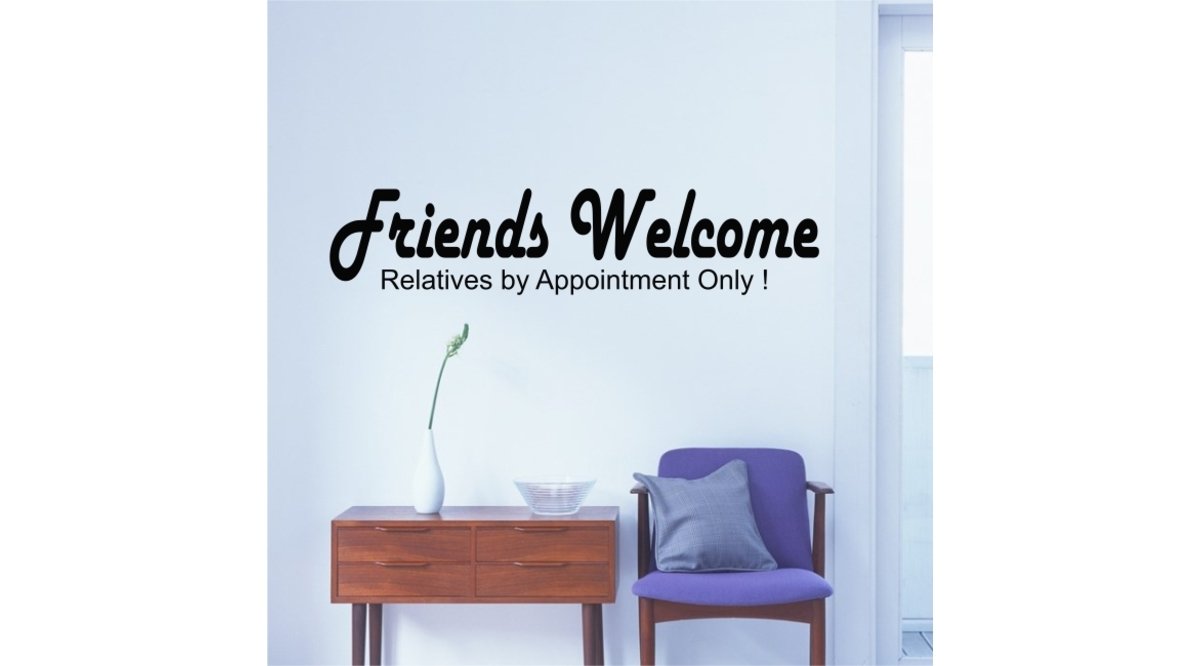 FRİENDS WELCOME DUVAR STİCKERI 11 FİYATI - Vivense