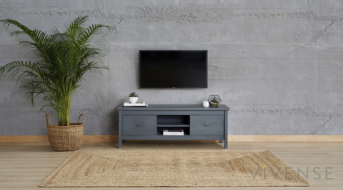 VİTO TV SEHPASI ANTRASİT 140 CM FİYATI - Vivense