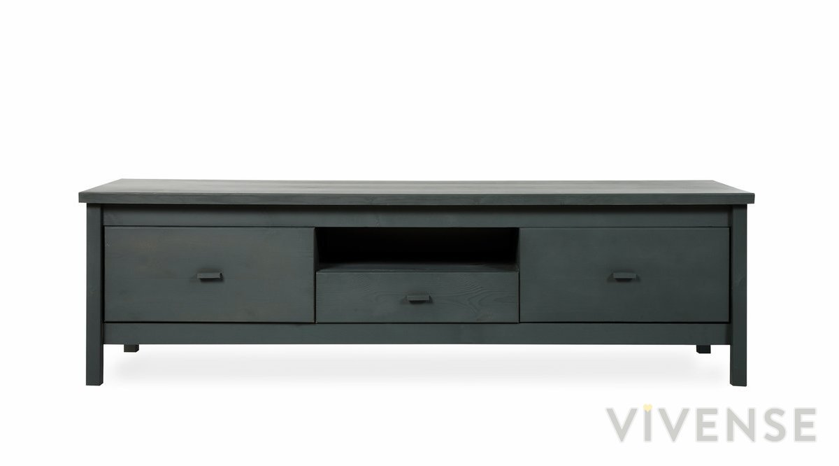 VİTO TV SEHPASI ANTRASİT 180 CM FİYATI - Vivense