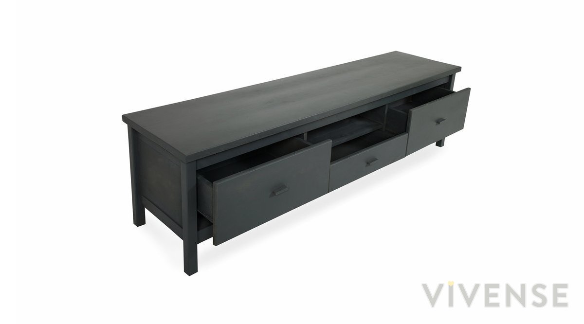 VİTO TV SEHPASI ANTRASİT 180 CM FİYATI - Vivense