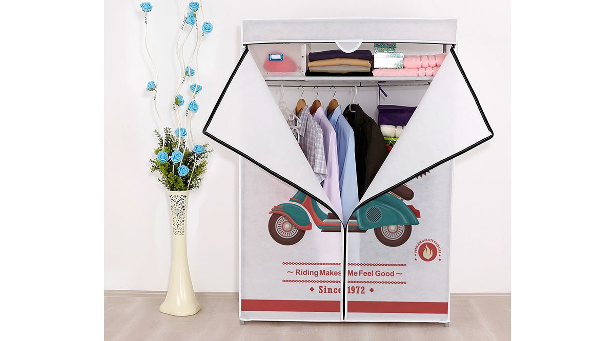 PENDERİ 2 BÖLMELİ BEZ DOLAP FİYATI - Vivense