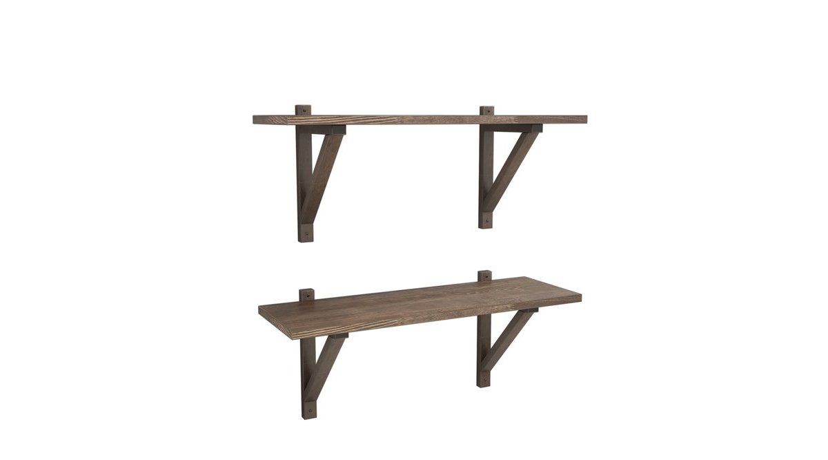 PALA AHŞAP DUVAR RAFI FİYATI - Vivense