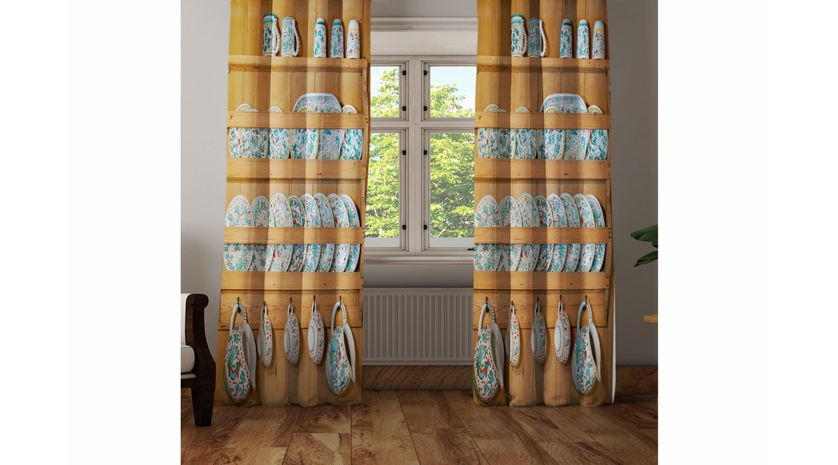 ELSE DOLAP RAFLARI 3D DEKORATİF MODERN MUTFAK FON PERDE TEK KANAT ...