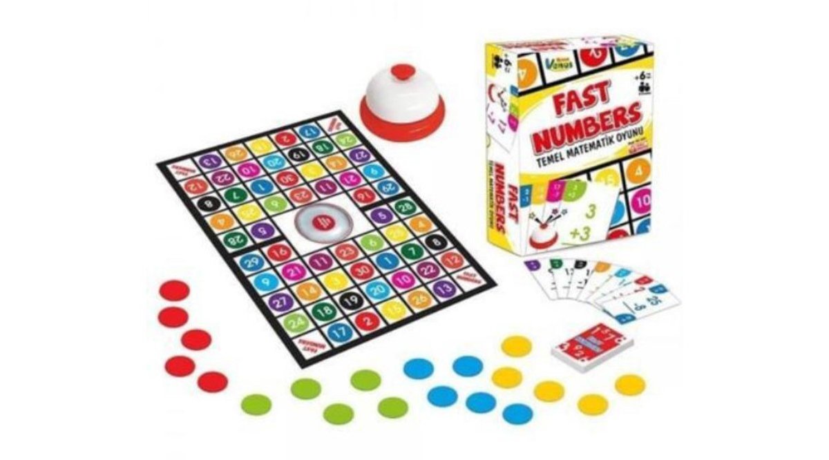 FAST NUMBERS TEMEL MATEMATİK OYUNU FİYATI - Vivense