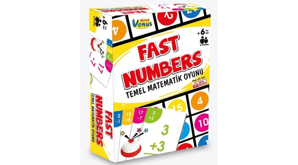 FAST NUMBERS TEMEL MATEMATİK OYUNU FİYATI - Vivense