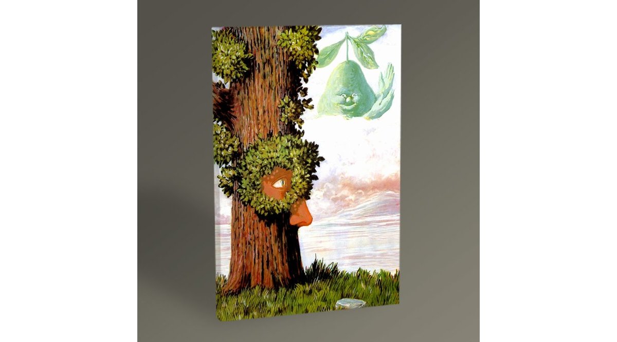 RENE MAGRİTTE THE TREE 30X20 FİYATI - Vivense