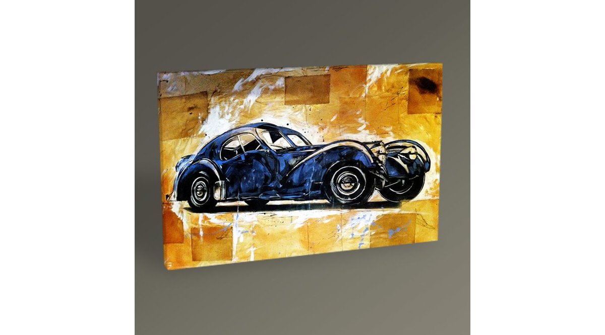 BLUE CAR TABLO 30X20 FİYATI - Vivense