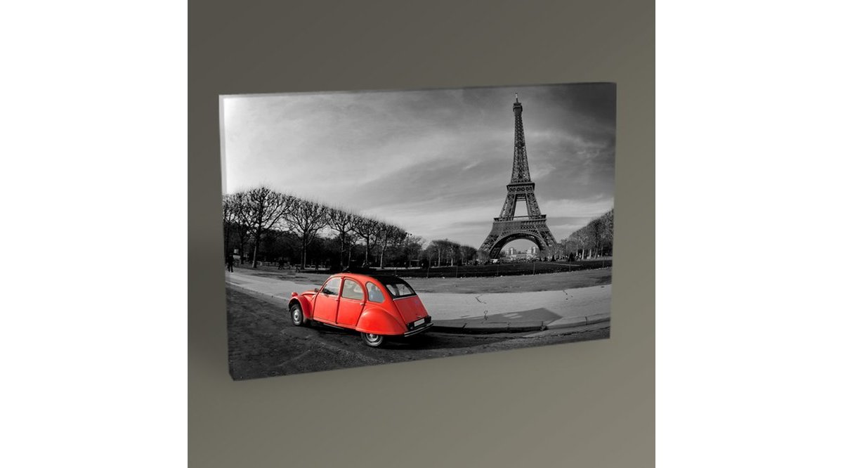 PARİS RED CAR TABLO N1 30X20 FİYATI - Vivense