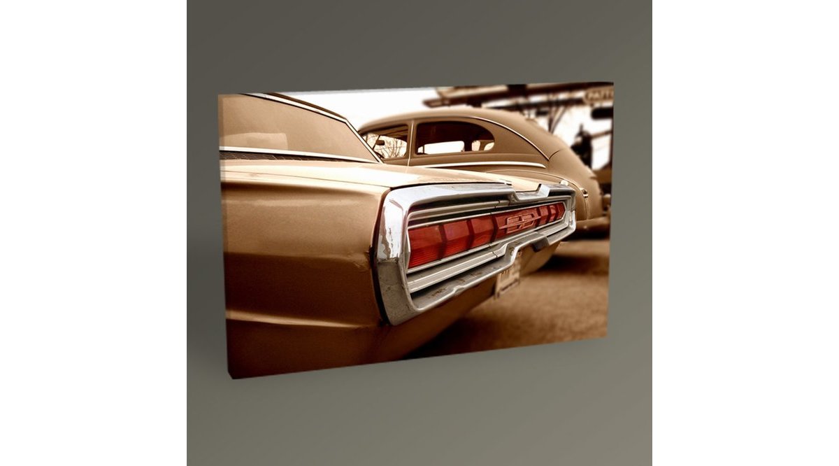 OLD AMERİCAN CAR TABLO 30X20 FİYATI - Vivense